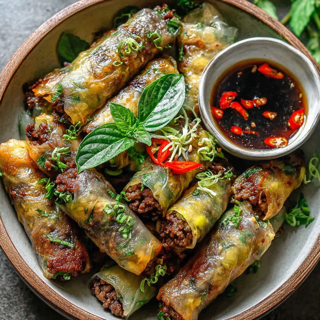 Thai Basil Beef Rolls Dinner – Rodeo&5TH